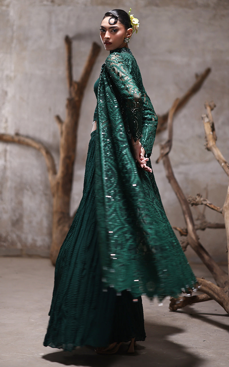 Organza Jacket With Crushed Trouser – Threads & Motifs