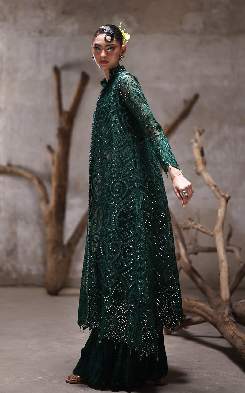 Organza Jacket With Crushed Trouser – Threads & Motifs