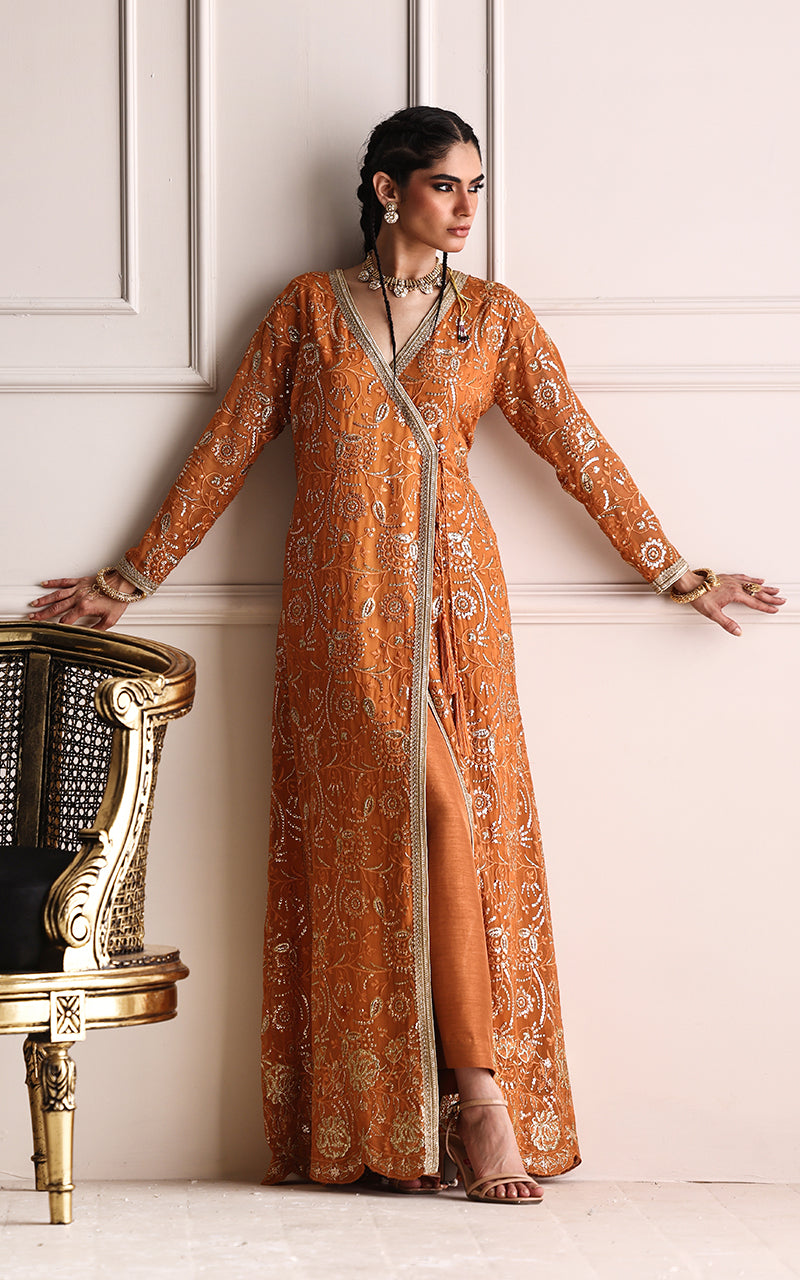 Embroidered Angrakha – Threads & Motifs